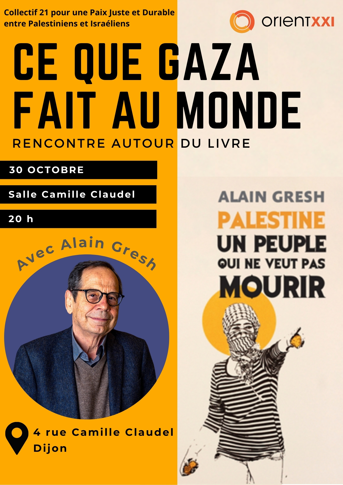 Conférence Alain Gresh “Ce que Gaza fait au monde” – LSR21 – Loisirs et ...